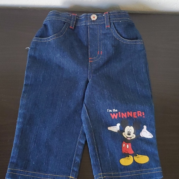 Disney | Bottoms | Disney Jeans 69m Mickey Mouse | Poshmark